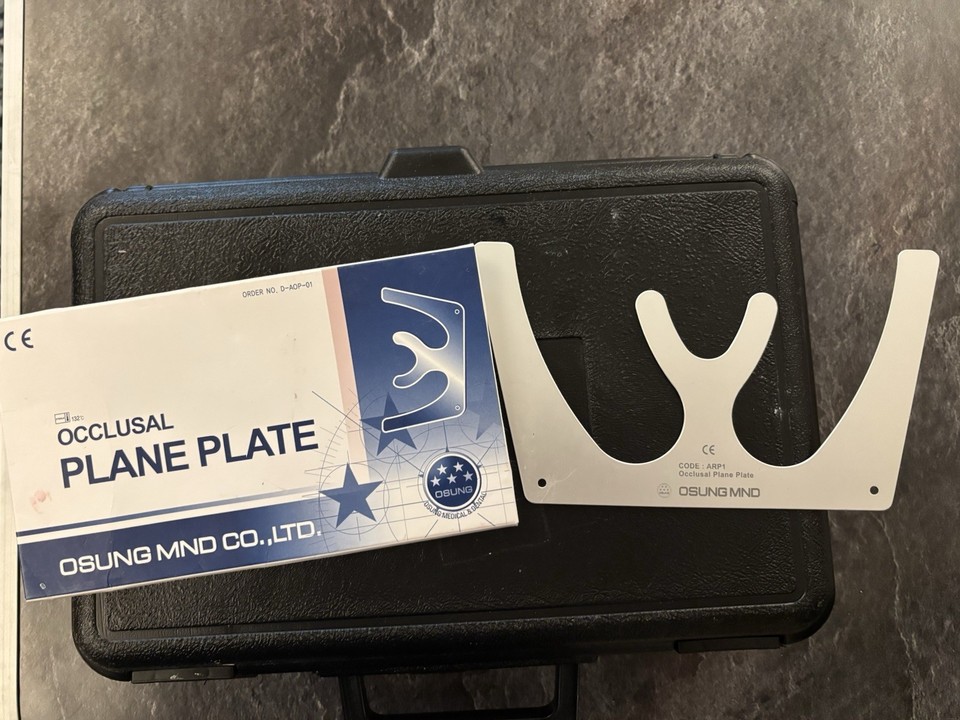 Denar Slidematic Facebow Assembly w/ Bitefork, Open box, Occlusal Plane ...