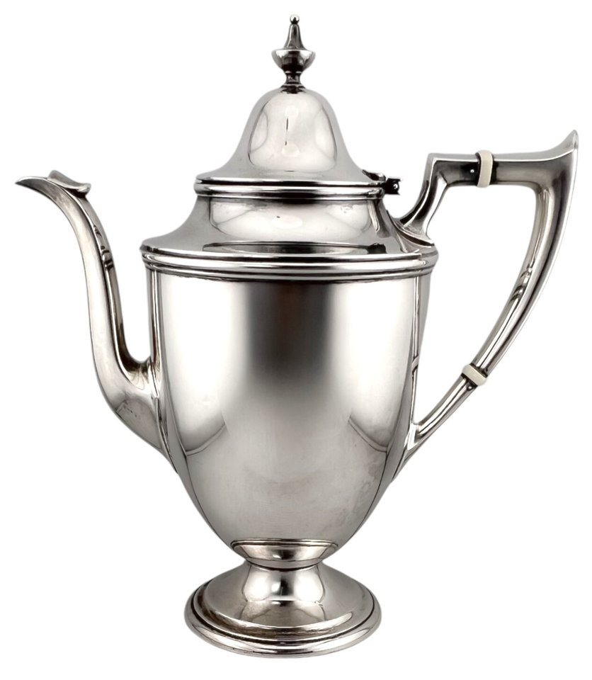 ALVIN 4 Piece Sterling Silver Coffee/Tea Set Collection # S92-1 W - 54. ...