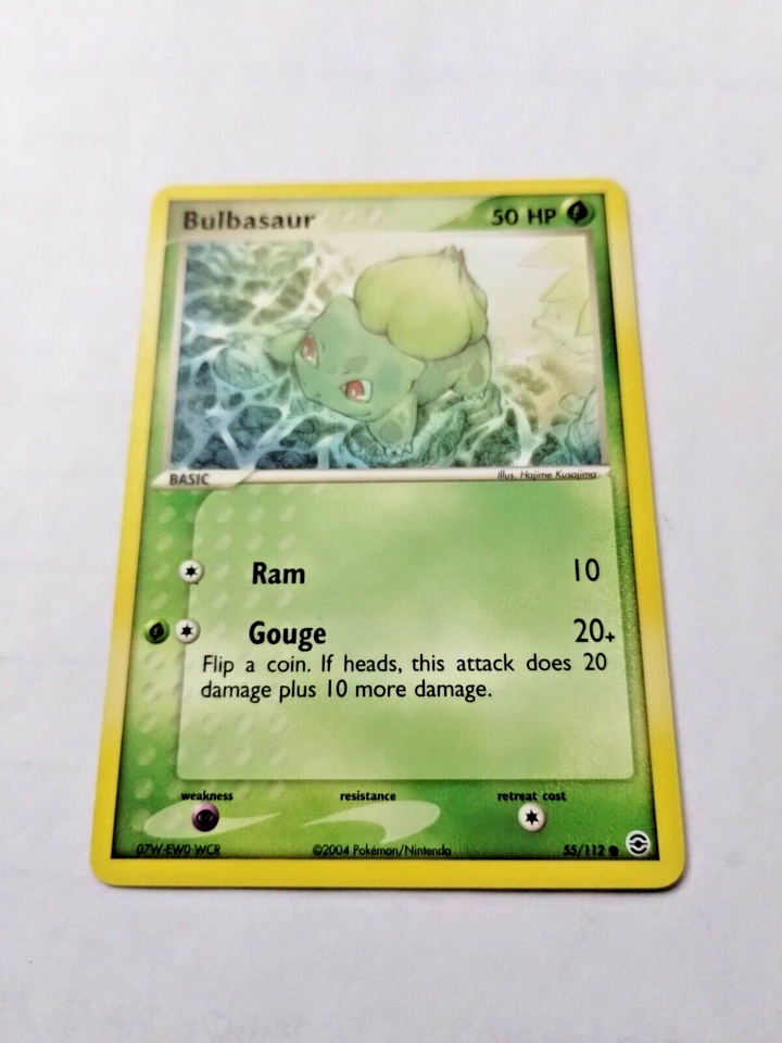 Pokémon TCG Bulbasaur EX FireRed & LeafGreen 55 Regular Common ...