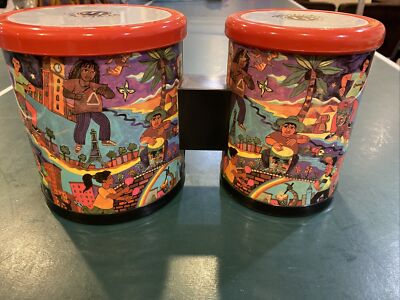 RhythMix LP Bongo Drum For Kids Street Scene Theme 6¼" Tall 12" Wide ...