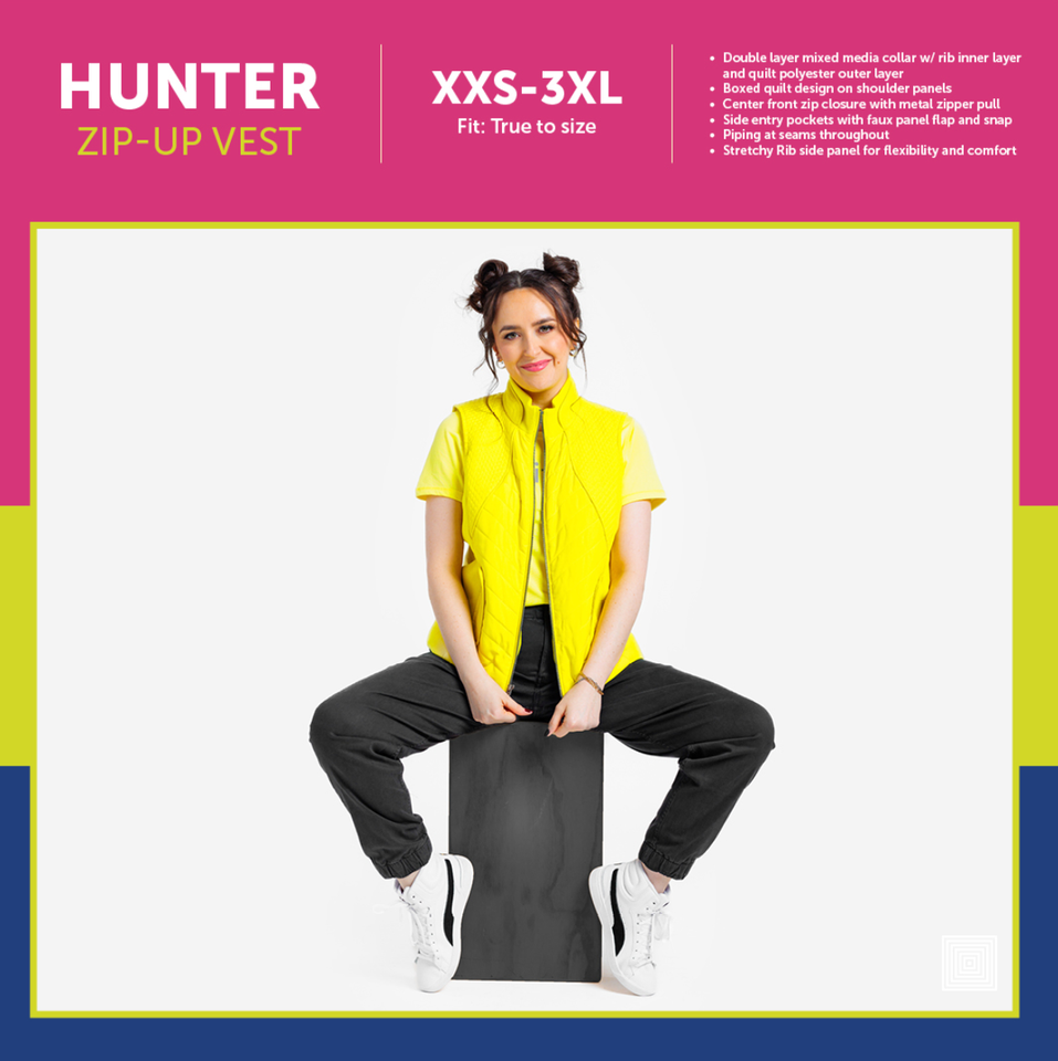 LuLaRoe MEDIUM Neon Yellow Hunter Vest ⭐️ Running ⭐️ Walking Visibility ...