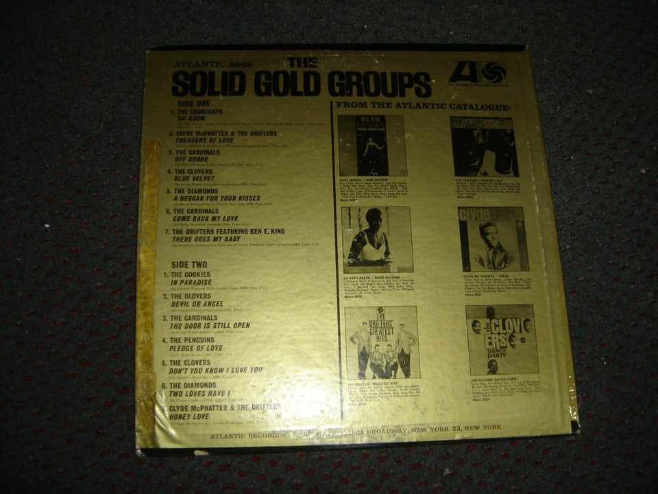 Various - The Solid Gold Groups 1962 USA Mono Orig. LP WLP VG/VG | eBay
