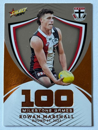 2024 Select Footy Stars Milestone - Rohan Marshall #106/240 St Kilda | eBay
