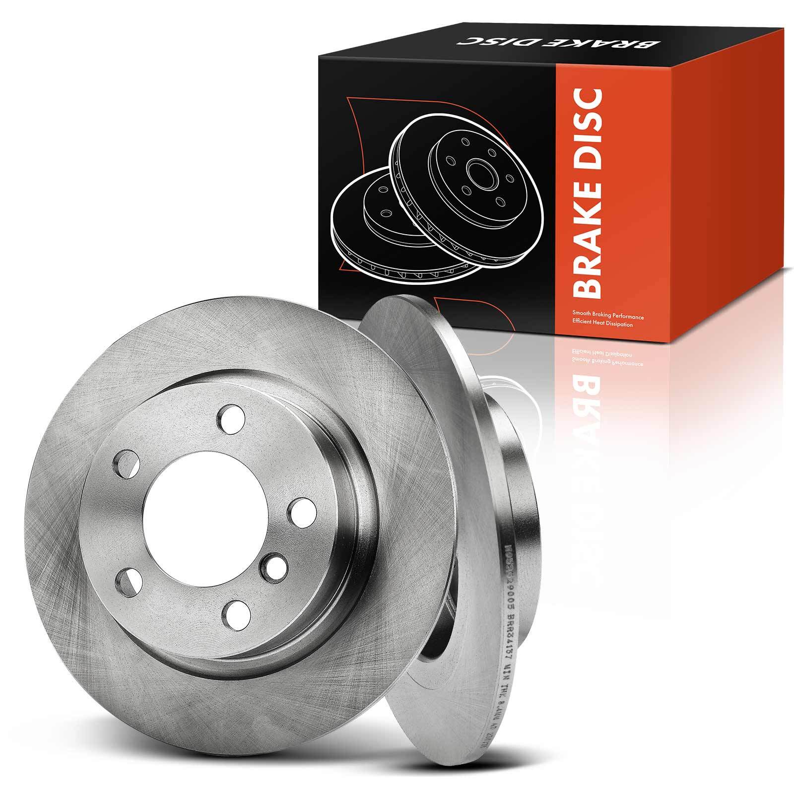 2Pcs Rear Disc Brake Rotors for Mini Cooper Countryman Cooper Paceman ...