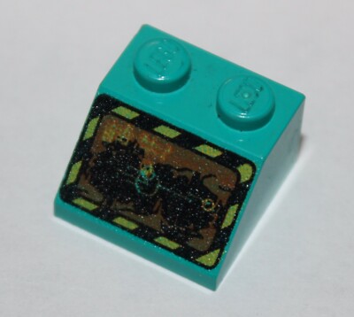 Lego Slope 45 2x2 with Rock Raiders Pattern ref 3039px15 set 4970 4940 ...