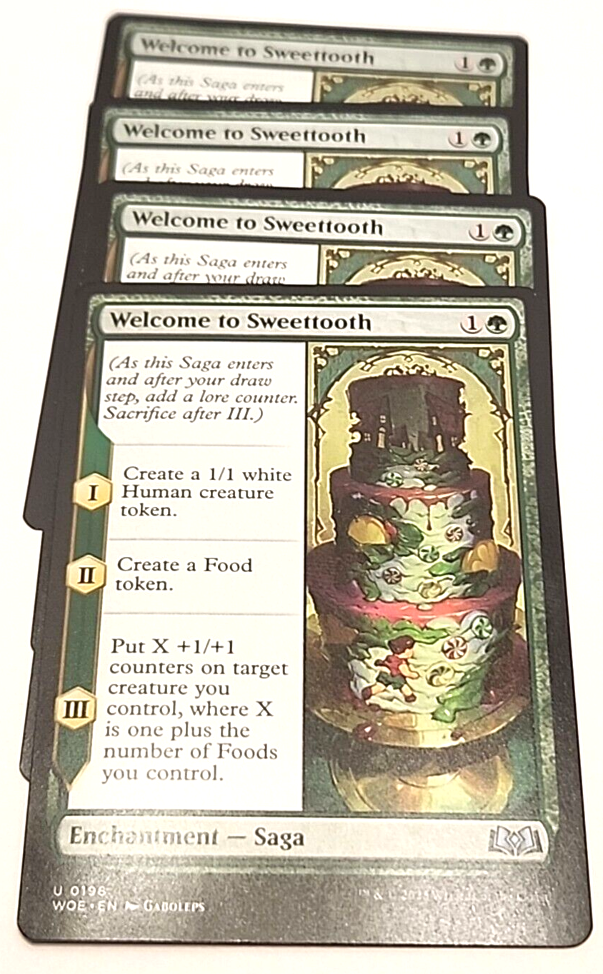 x4 Welcome to Sweettooth WOE MTG 198 UNCOMMON M/NM 4x | eBay