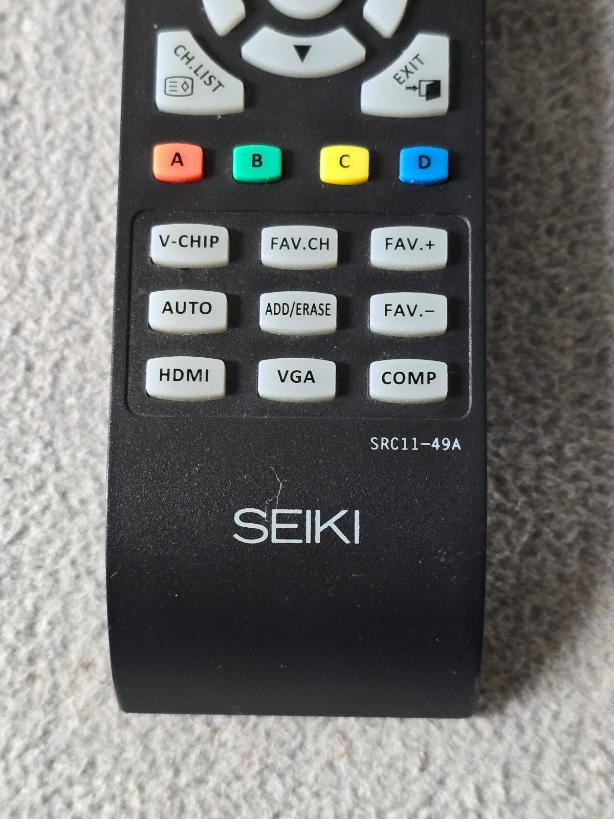 Original Seiki SRC11-49A Remote Control for Seiki TV SC322TI SC402TT | eBay