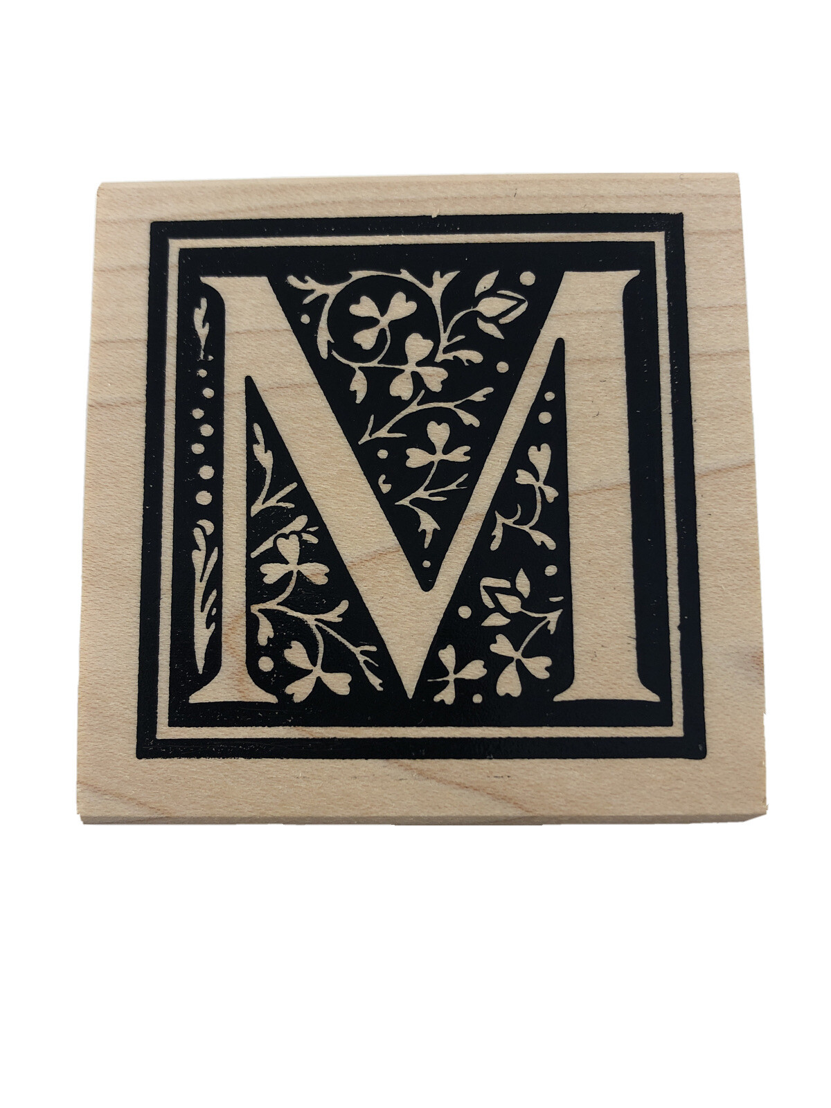 Monogram Stamp Letter M