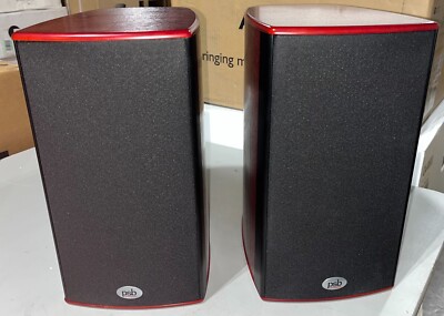 PSB Synchrony Two B Bookshelf Speaker PAIR in Dark Cherry | eBay
