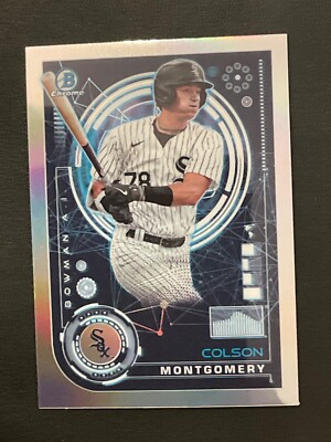 Colson Montgomery 2024 Bowman A.I. Insert Prospects Chrome Card# BAI-9 ...