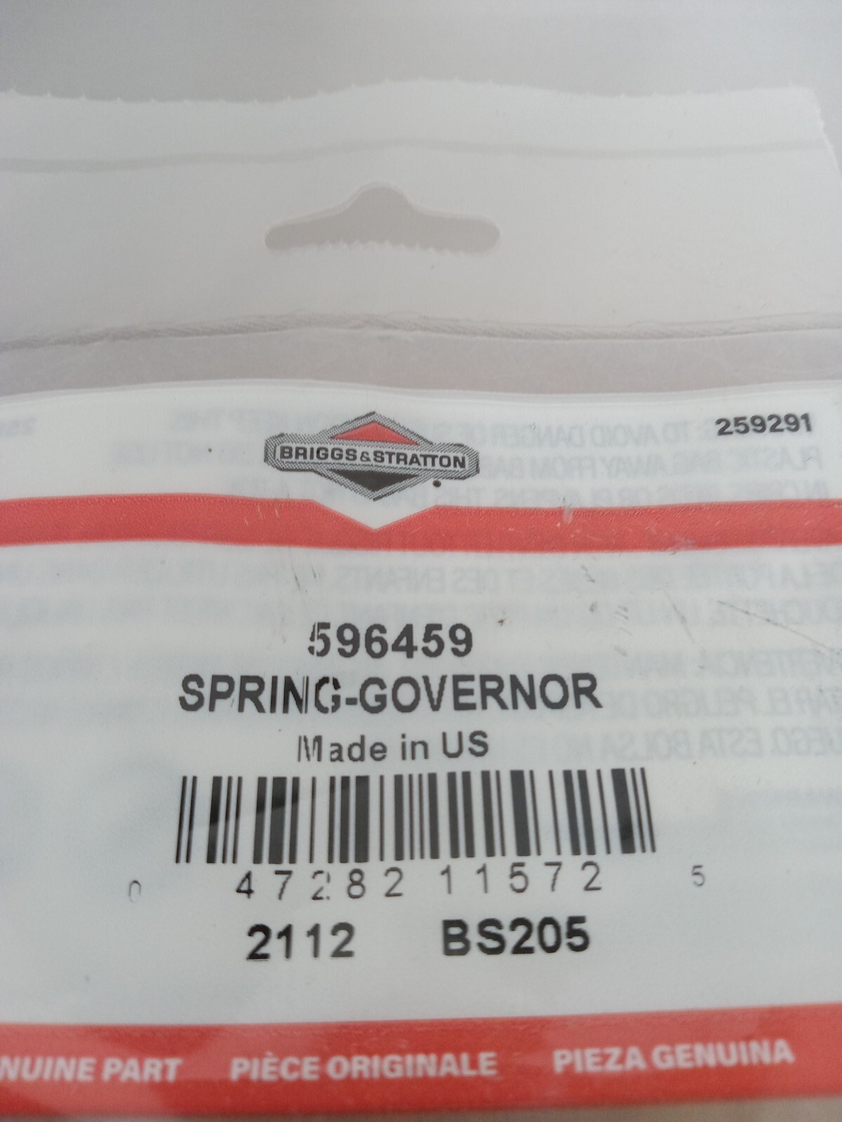 Briggs & Stratton 596459 Spring Governor for sale online | eBay