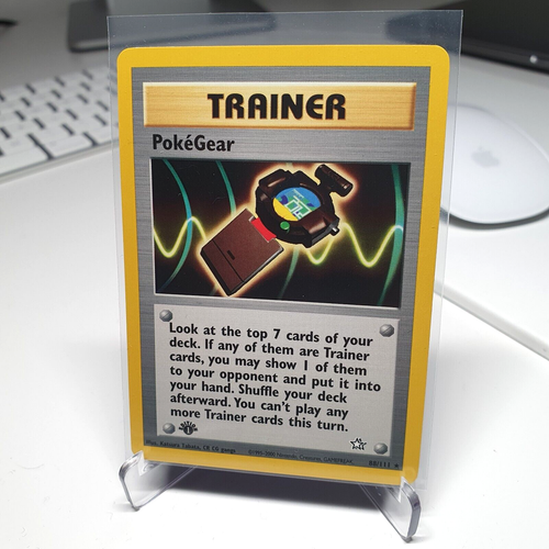 Pokemon card PokéGear 1st Edition 88/111 Neo Genesis Near Mint | eBay