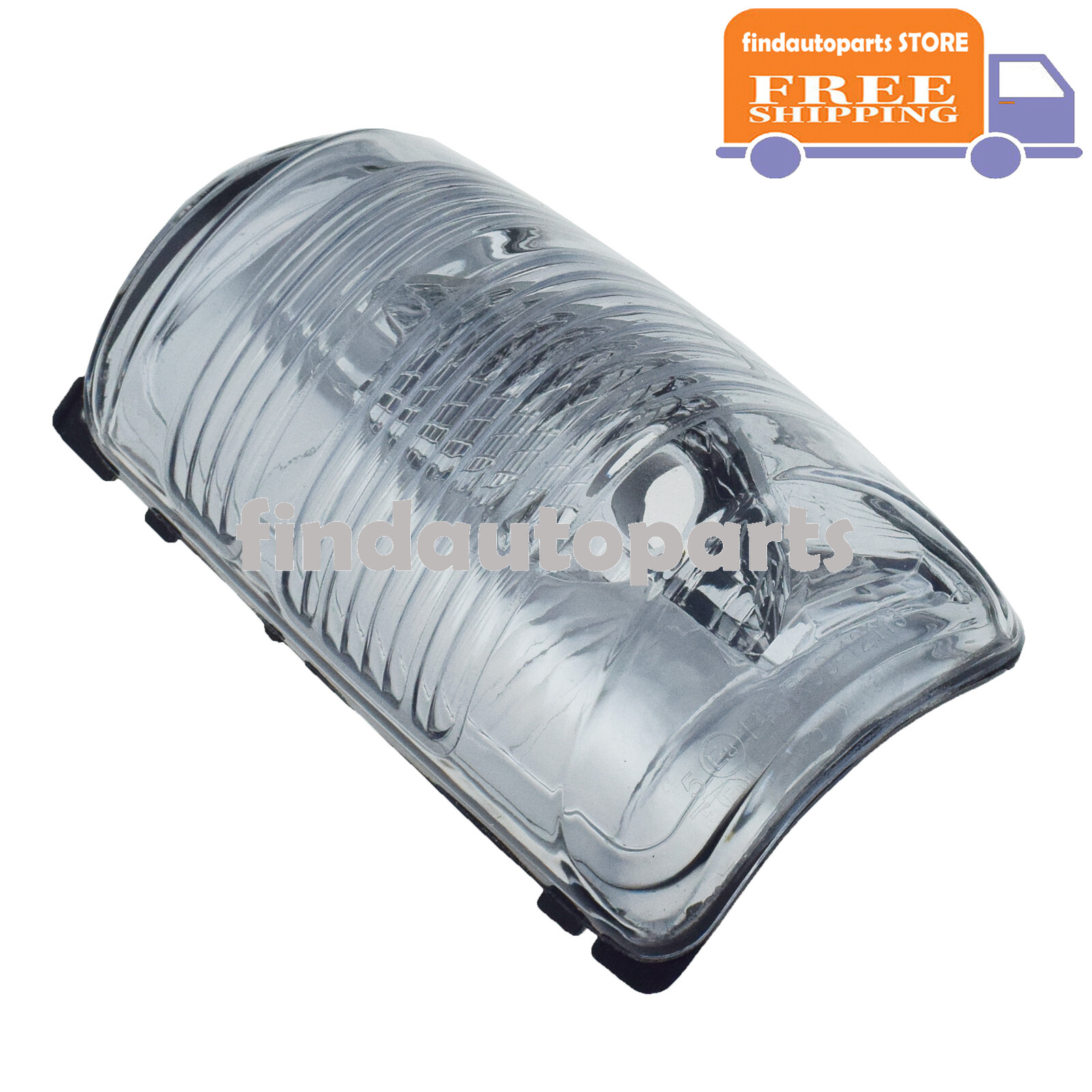 Right Lower+Upper Mirror Glass w/Turn Signal Lens Kit For Ford Transit ...