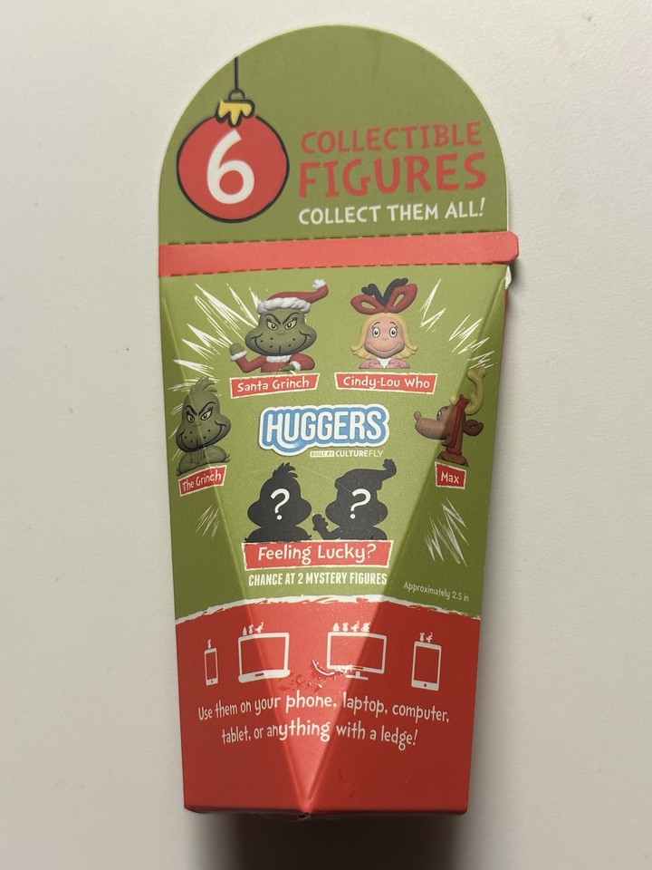 The Grinch Phone Huggers Decorative Mini Figure Blind Box. NEW SEALED ...