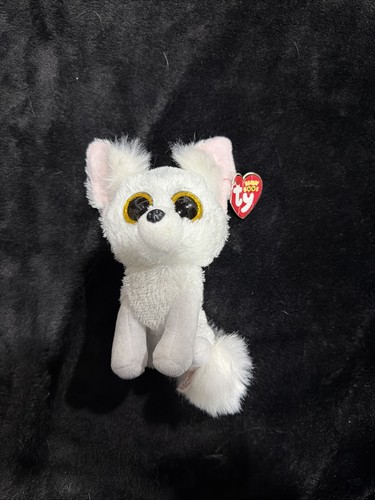 TY Beanie Boo 6" PHOENIX White Fennec Fox Stuffed Animal Toy Plush with ...
