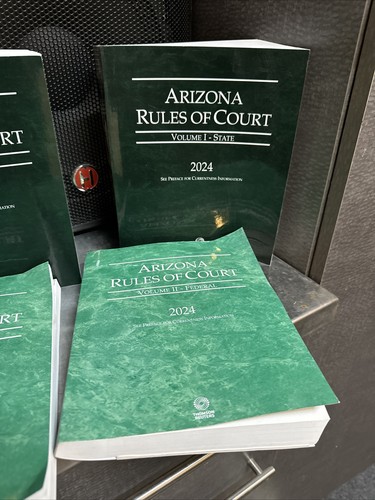 Arizona Rules Of The Court 2024 Volumes 1 & 2 | eBay