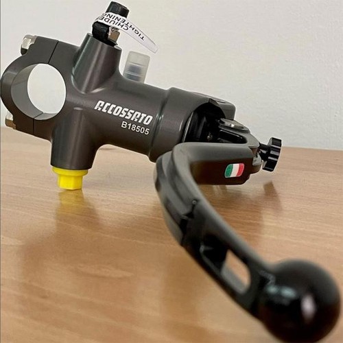 Accossato radial clutch pump 19x20 integrated tank long silver lever ...