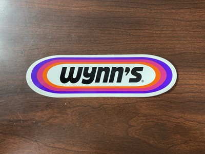 "WYNN'S" Vintage 1969 (mactac) Drag Racing Sticker ** NHRA U.S ...