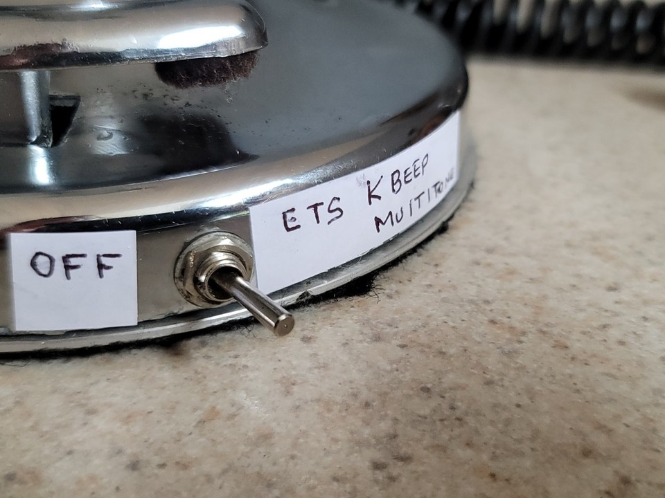 ASTATIC SILVER "K" EAGLE POWER MIC FOR GALAXY RANGER UNIDEN COBRA ...