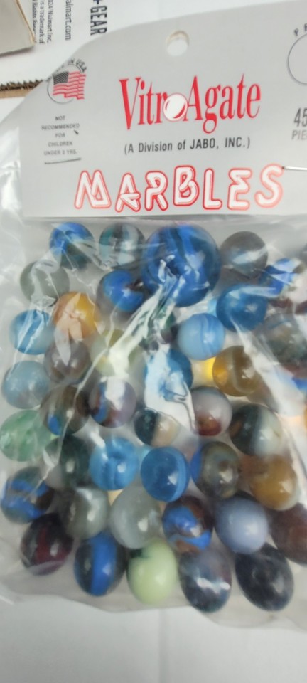 Buy One Get One Free Vintage Sealed bag of 45+1 Gladding-Vitro Agate ...