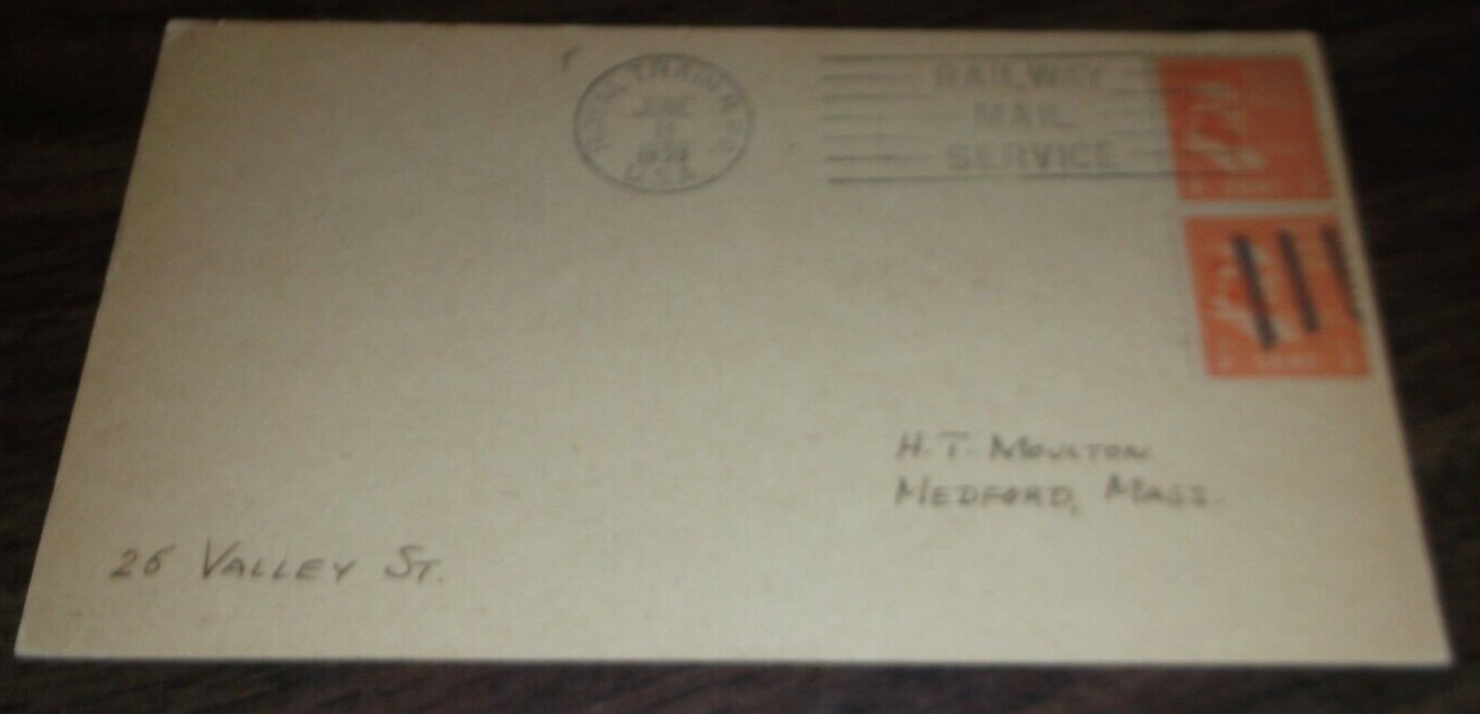 JUNE 1939 KING GEORGE VI ROYAL TRAIN RPO POSTCARD CNJ READING BALTIMORE ...