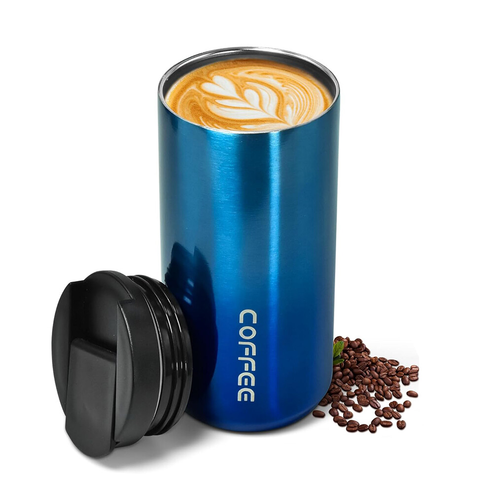 Thermal Travel Coffee Mug Cup Hot Warm Insulated Drinks Thermal Thermos ...