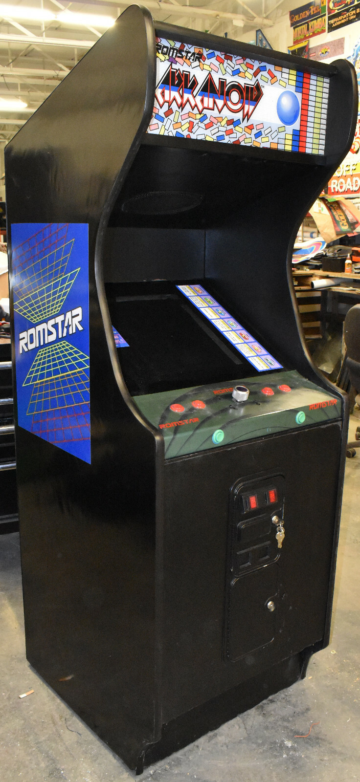 ARKANOID ARCADE MACHINE by TAITO/ROMSTAR (Excellent Condition) *RARE ...
