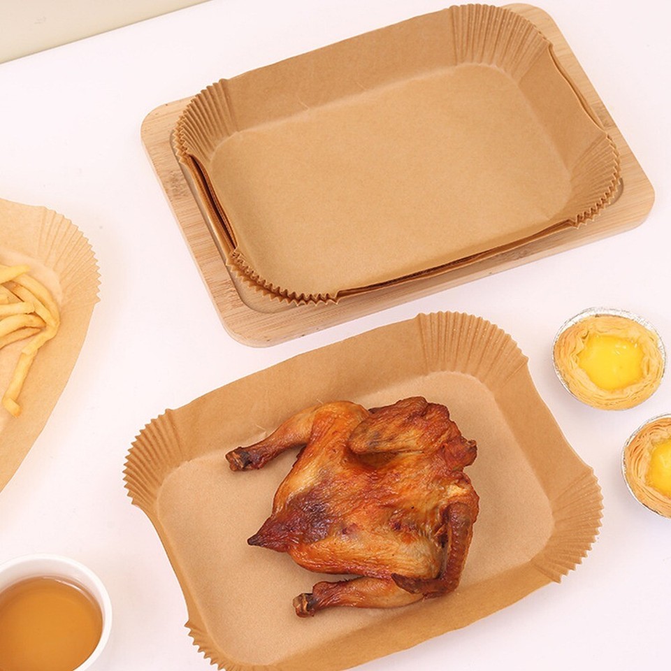400PCS Air Fryer Disposable Paper Liners Non-Stick Parchments For Ninja ...