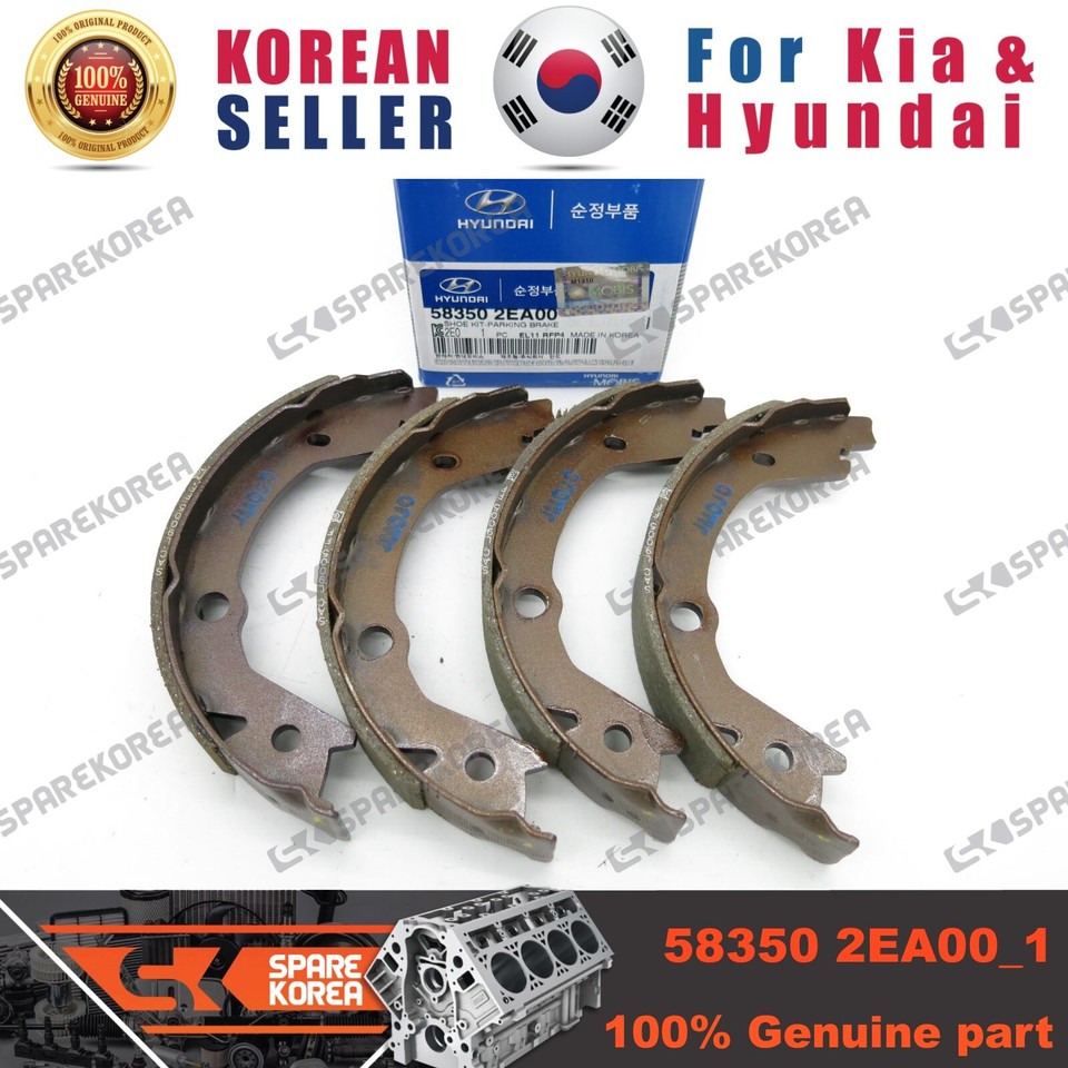 Genuine/OEM 583502EA00 SHOE KIT-PARKING BRAKE for Hyundai Tucson 06 | eBay
