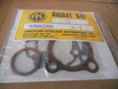 NOS AK Anderson Kittelson Top End Gasket Set Kit Fits: Kawasaki A7 A7SS ...