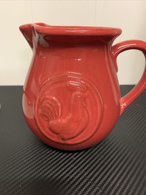 home essentials Red Rooster Pitcher. | eBay