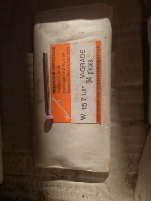 24x ceramic W157 V-GRADE Dremel rotary Die Meisinger Germany 1/8" OD ...