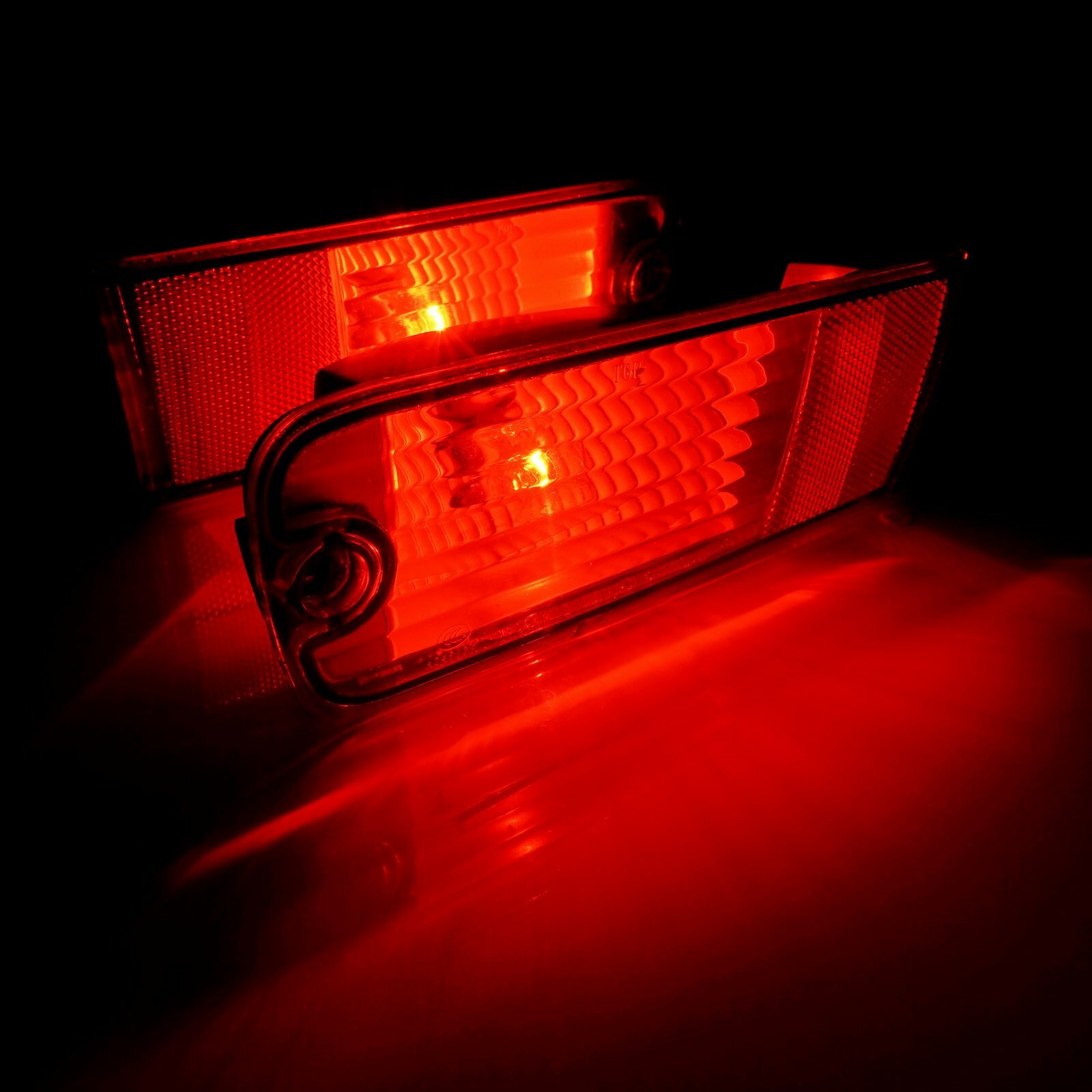 Fit Mitsubishi Pajero Shogun Rear Bumper Reflector Light L&R 02-06 V73 ...