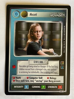 Star Trek CCG The Borg Mezoti (Federation) Rare M/NM + Random Bonus ...