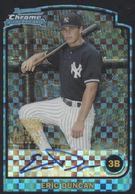 2003 Bowman Draft Picks & Prospects - Eric Duncan #BDP173 Chrome X ...