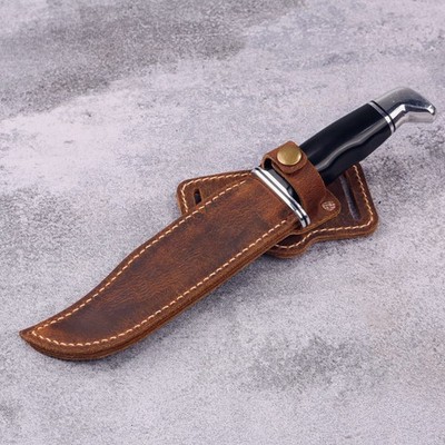 Custom Leather Sheath for Buck 119 120, Leather Knife Holster Gift for ...