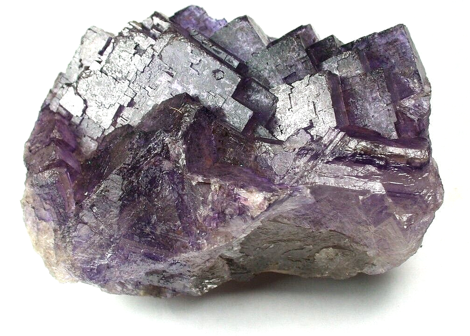 MINERALS : CUBIC FLUORITE XTL GROUP FROM MINERVA No. 1 MINE, ILLINOIS ...