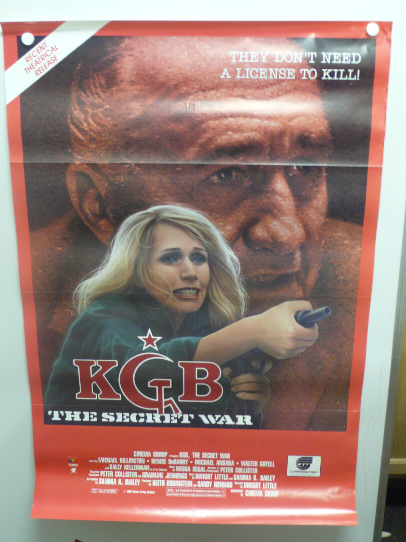KGB: THE SECRET WAR Michael Billington DENISE DUBARRY Home Video Poster ...