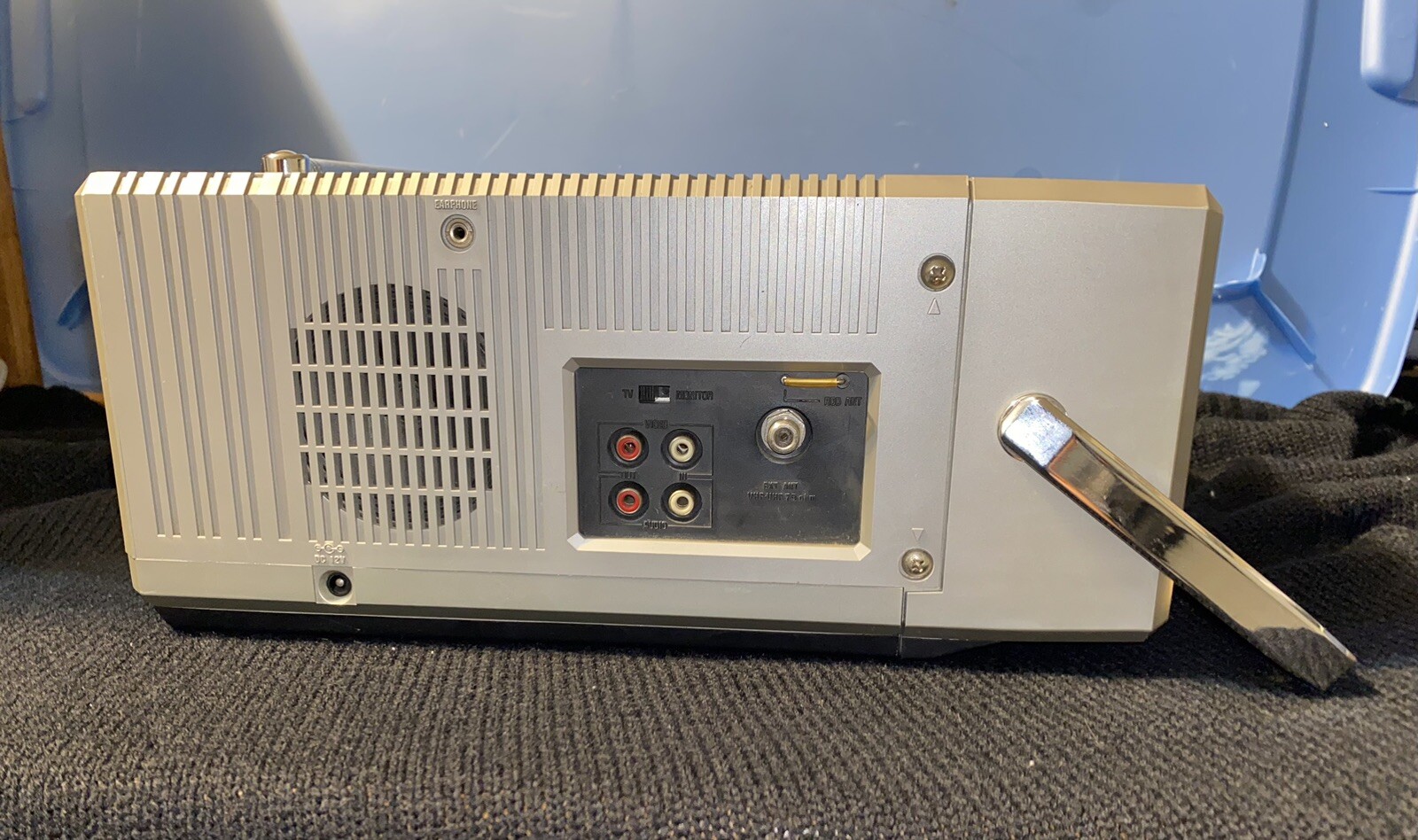 Cortland CT-500 CRT 5" Portable Color Television with Power Cable Clean ...