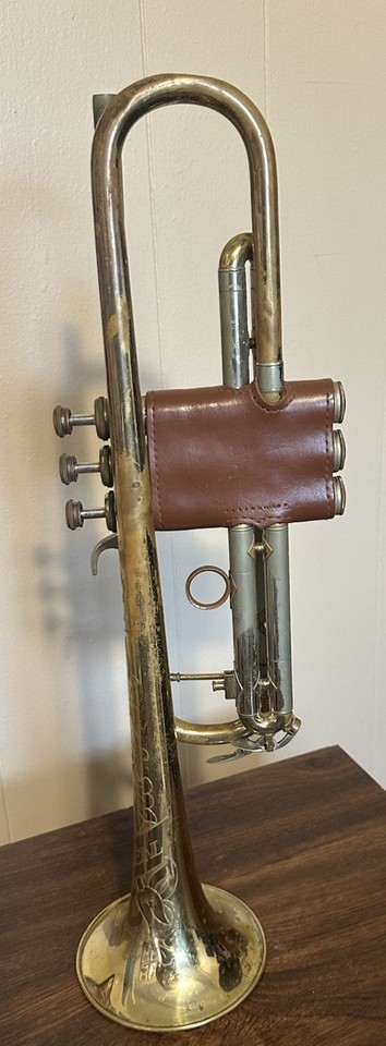 Antique Bohm Meinl German Trumpet Musical Instrument Read Below | eBay