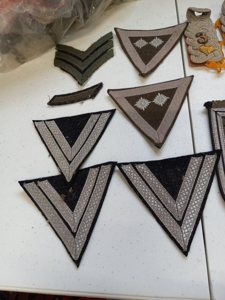 WW2 Original German Patches Forestry Colonel Shoulder Board Luftwaff SS ...