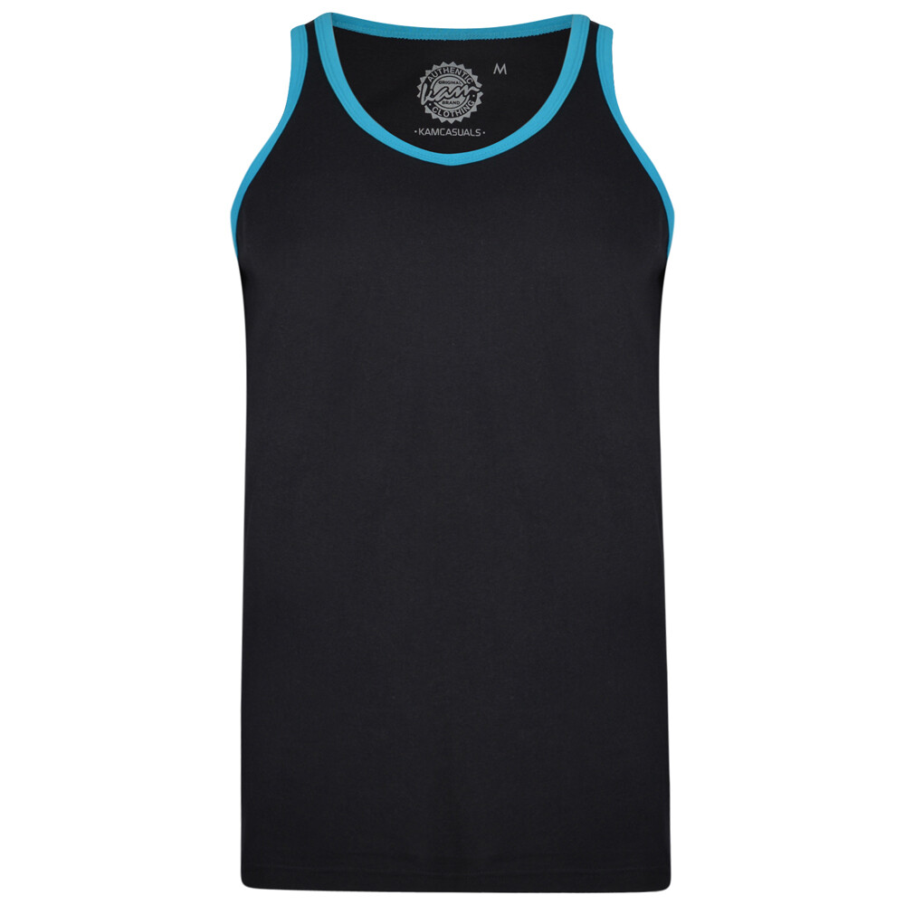 Kam Jeanswear Plus Big Size Cotton Plain Sleeveless T Shirt Vest Top kam-jeanswear-plus-big-size-cotton-plain-sleeveless-t-shirt-vest-top