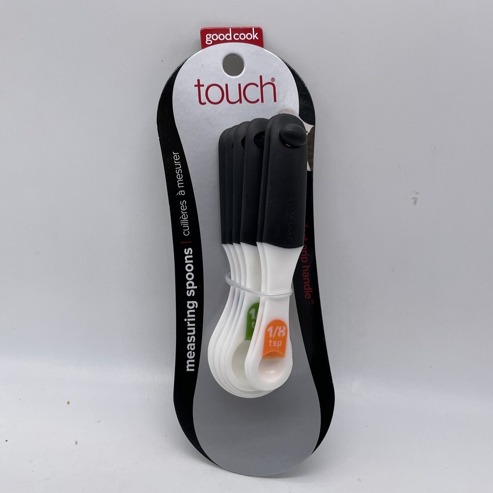 Good Cook Touch 6 Piece Measuring Spoon Set, White | eBay