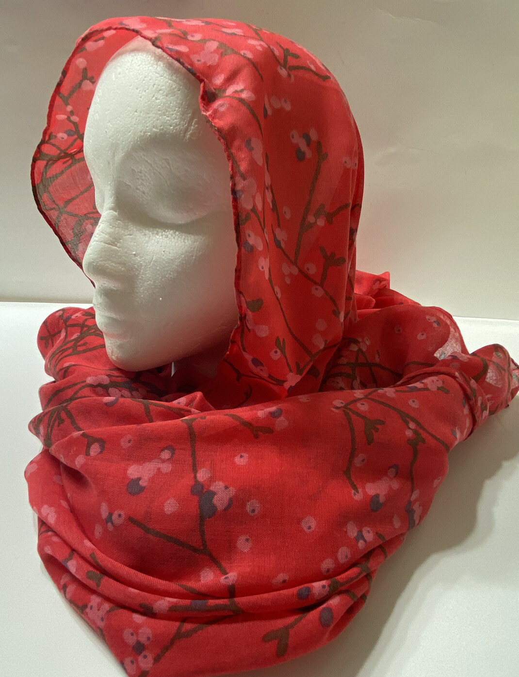 Beautiful Red Hallmark Scarf Surface Design Collecti… - Gem