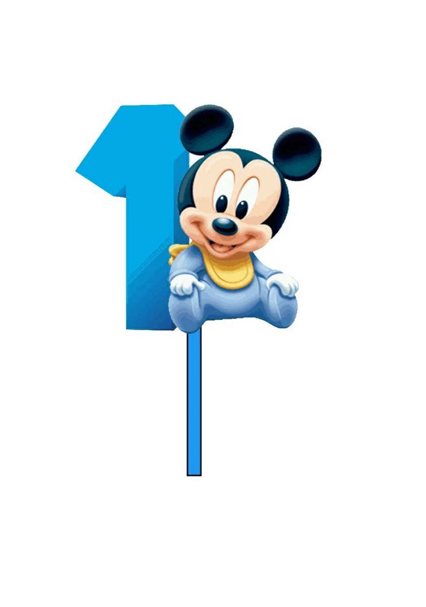 Mickey Mouse Number 2 Clipart