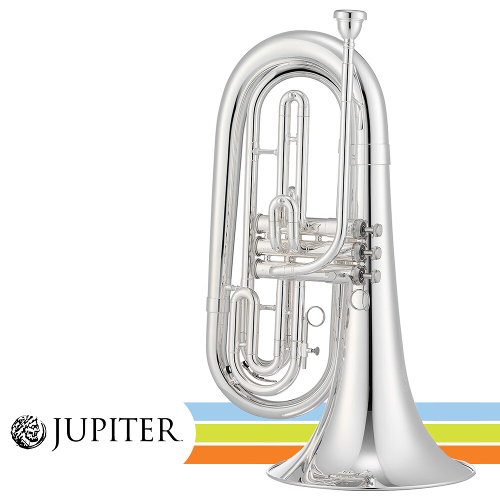 Jupiter JBR1000MS Key of Bb Silver Plated Brass Quantum Marching ...