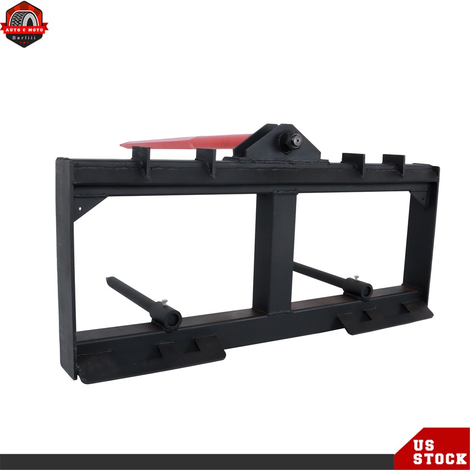Tractor Loader Quick Tach 3000lb Heavy Duty Attach 49" Hay Bale Spear ...
