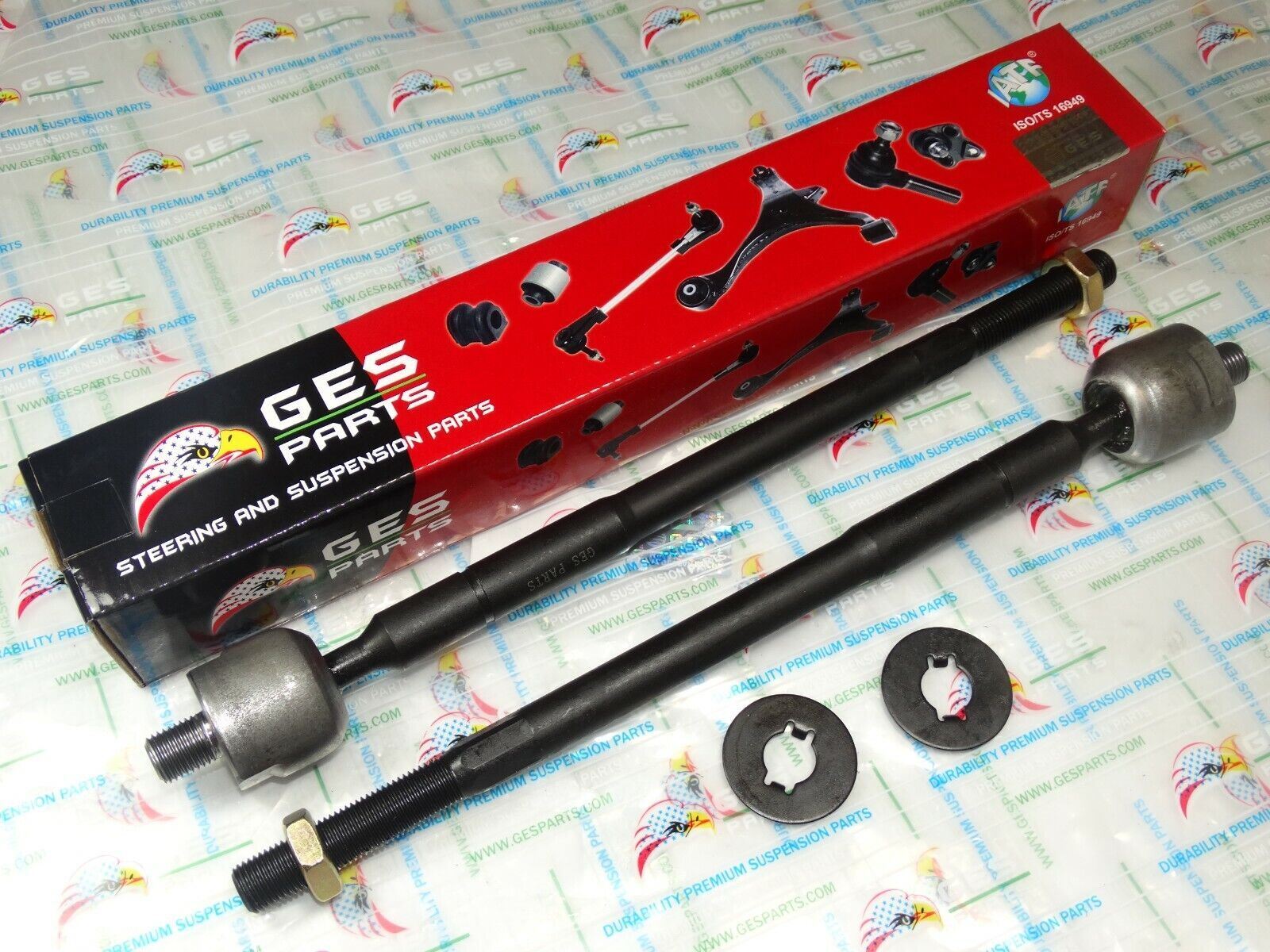 2 Front Inner Tie Rod Ends For 05-07 Dadge Caravan Grand Caravan ...