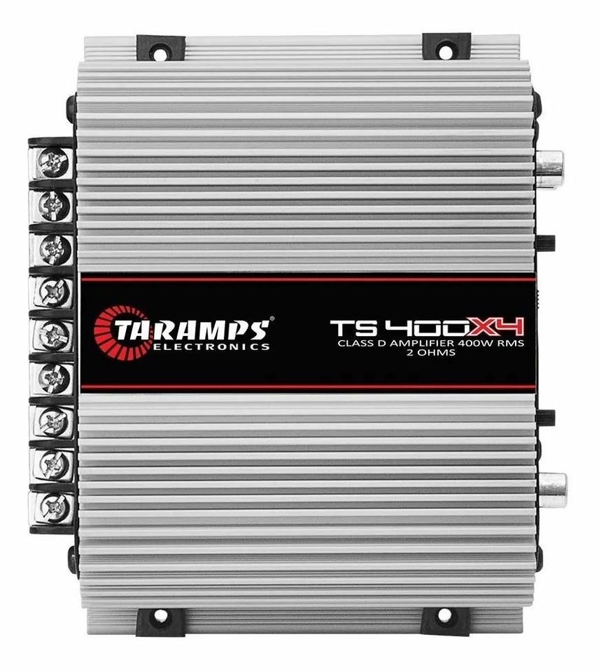Taramps TS 400X4 Amplifier 2 Ohms 4 Channel 400 W Full Range Amp Car ...