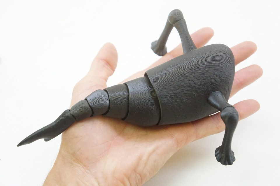 Sea EATER 3D Printed Flexible fidget toy Bloop Vs El Gran Maja Sea ...